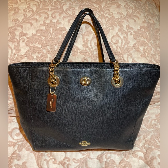 Coach | Bags | Coach Black Bag Gold Hardware | Poshmark